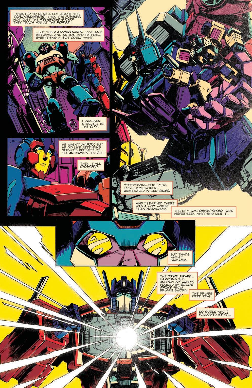 Review – Optimus Prime #17 (IDW Publishing) – BIG COMIC PAGE
