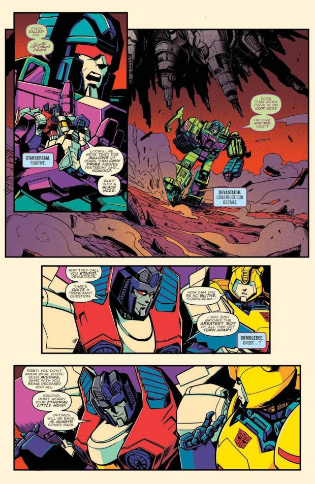 Review – Optimus Prime #19 (IDW Publishing) – BIG COMIC PAGE