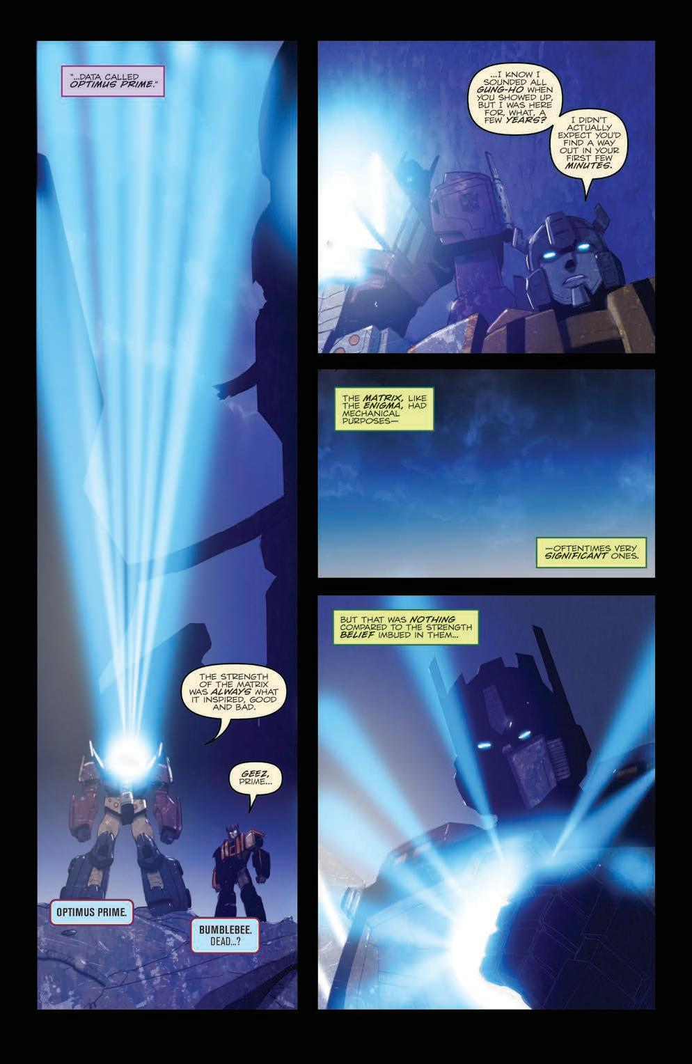 Review – Optimus Prime #21 (IDW Publishing) – BIG COMIC PAGE