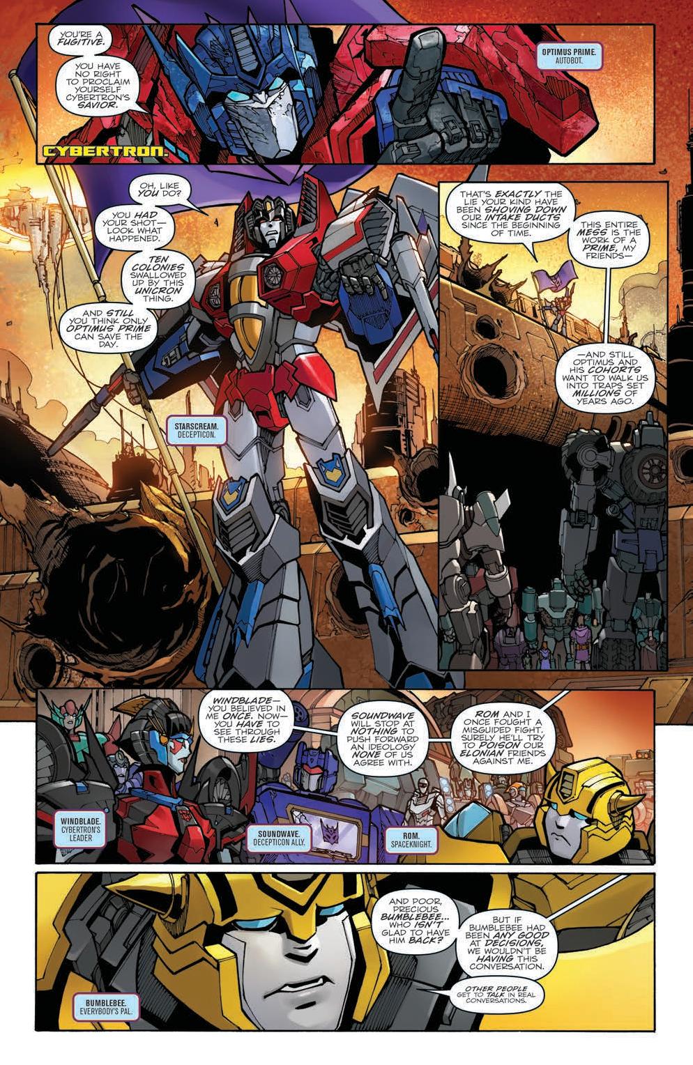 Review – Transformers: Unicron #2 (IDW Publishing) – BIG COMIC PAGE