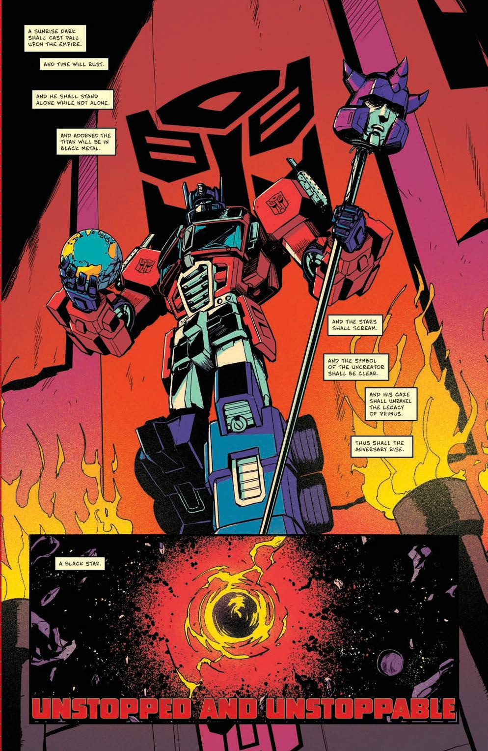 Review – Optimus Prime #22 (IDW Publishing) – BIG COMIC PAGE