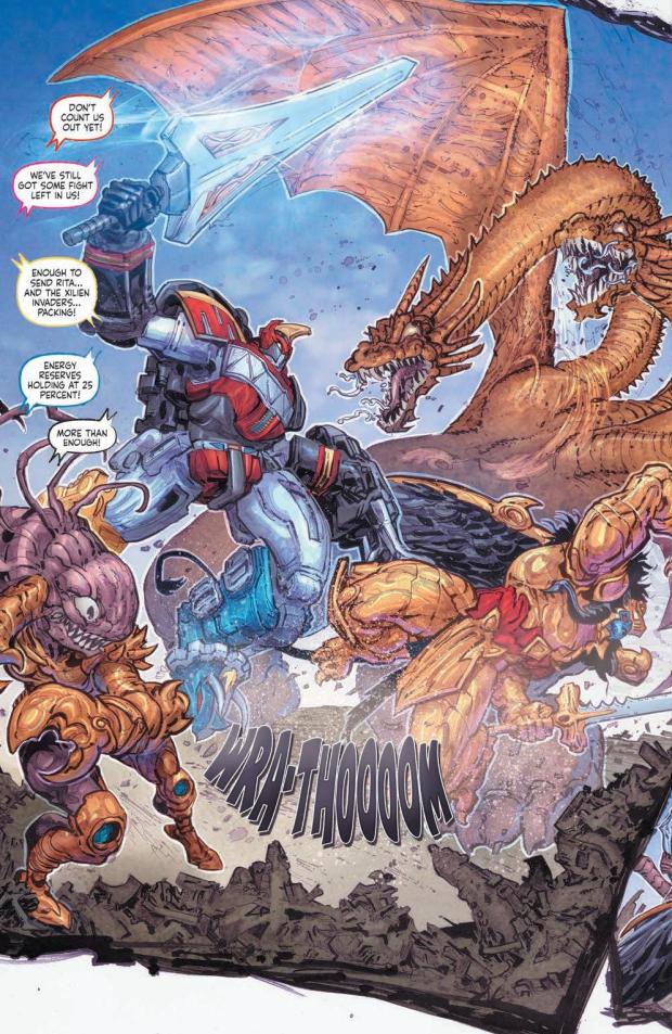 Preview – Godzilla vs Mighty Morphin Power Rangers #5 (IDW Publishing ...