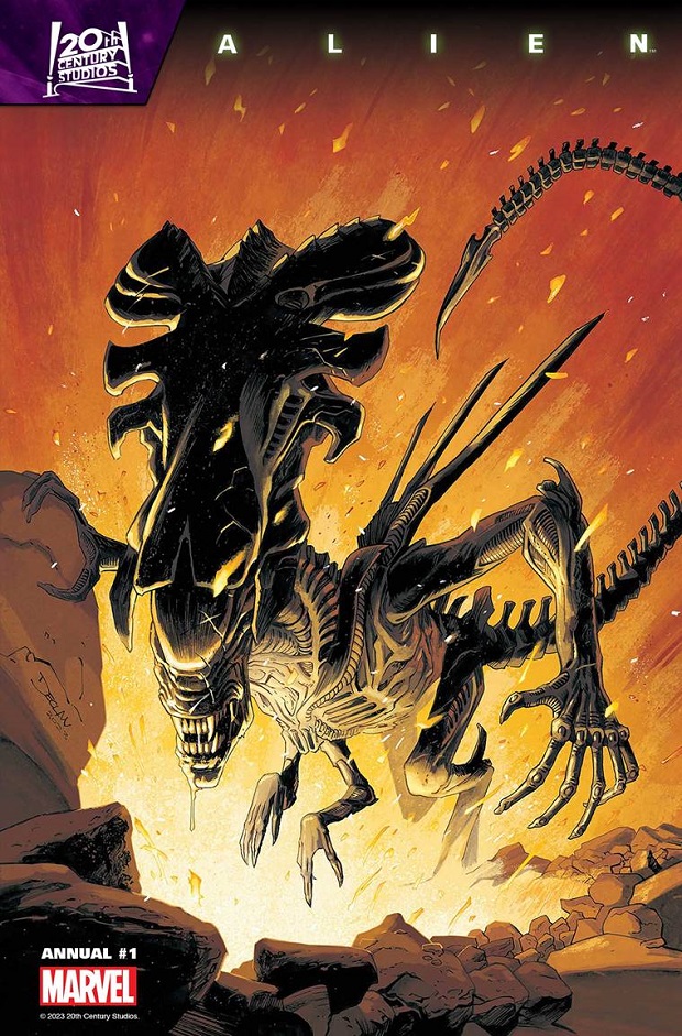 It’s Xenomorph vs Xenomorph in Marvel’s ALIEN ANNUAL #1 – BIG COMIC PAGE