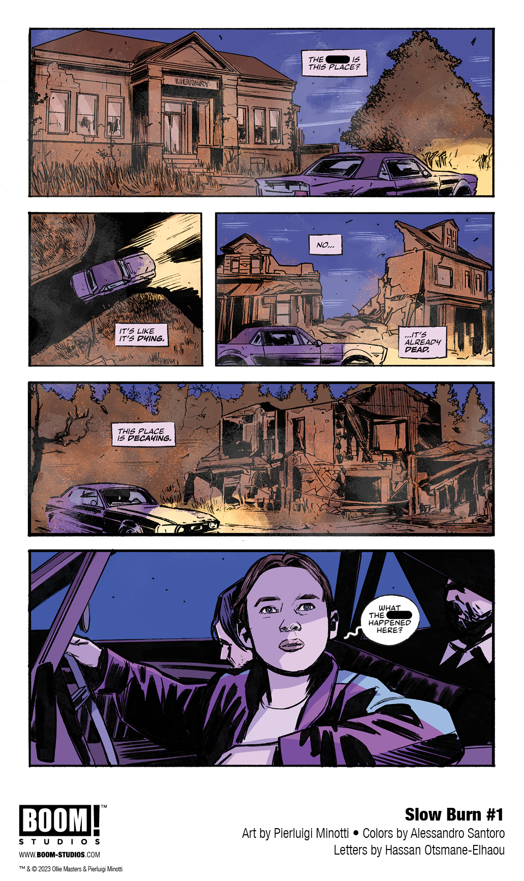 Review – Slow Burn #1 (BOOM! Studios) – BIG COMIC PAGE