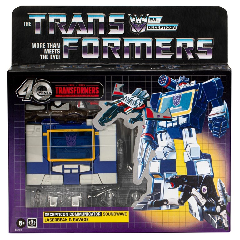 Toy Review – Transformers Retro 40th Anniversary Soundwave, Laserbeak ...