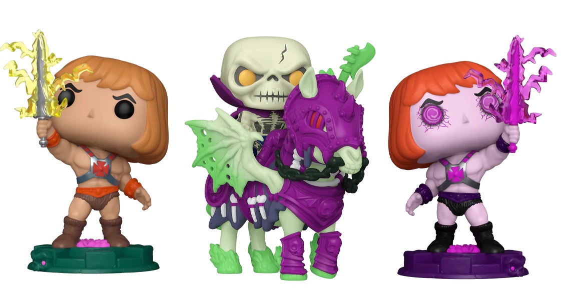 Masters of the Universe He-Man and Scare Glow Funko POP!s released for ...