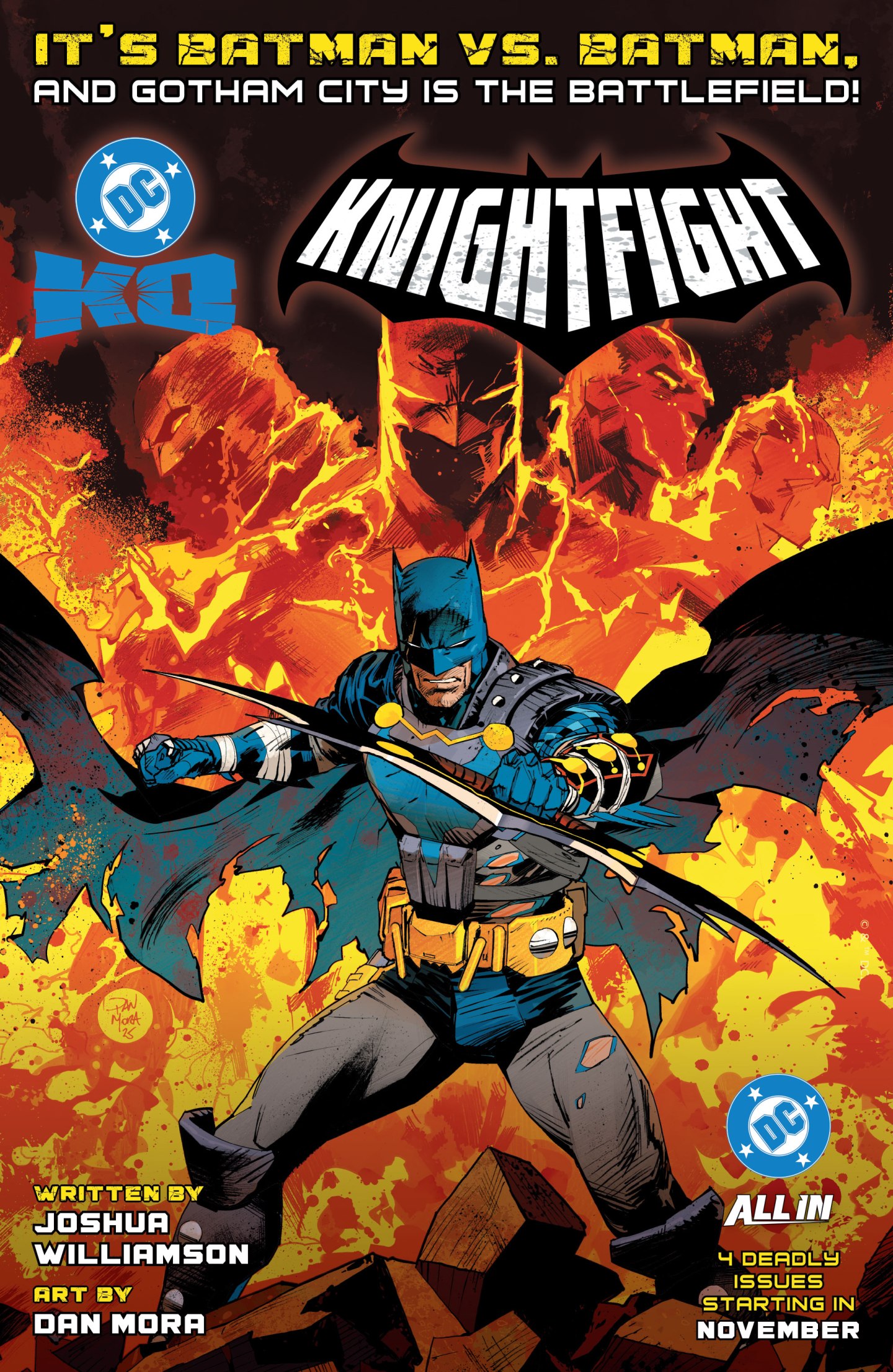 PREVIEW: It’s Batman vs Batman in DC K.O. – Knightfight #1 – BIG COMIC PAGE